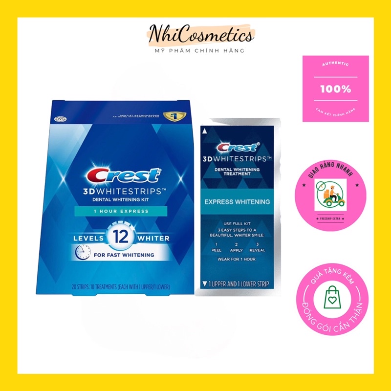 Crest 1 HOUR EXPRESS Whitening Tooth Patch (Fast White Within 1 HOUR ...