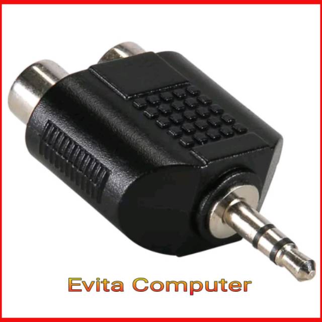 Jack RCA Splitter Y Branch Audio to Aux Adapter 3.5MM | Shopee Malaysia