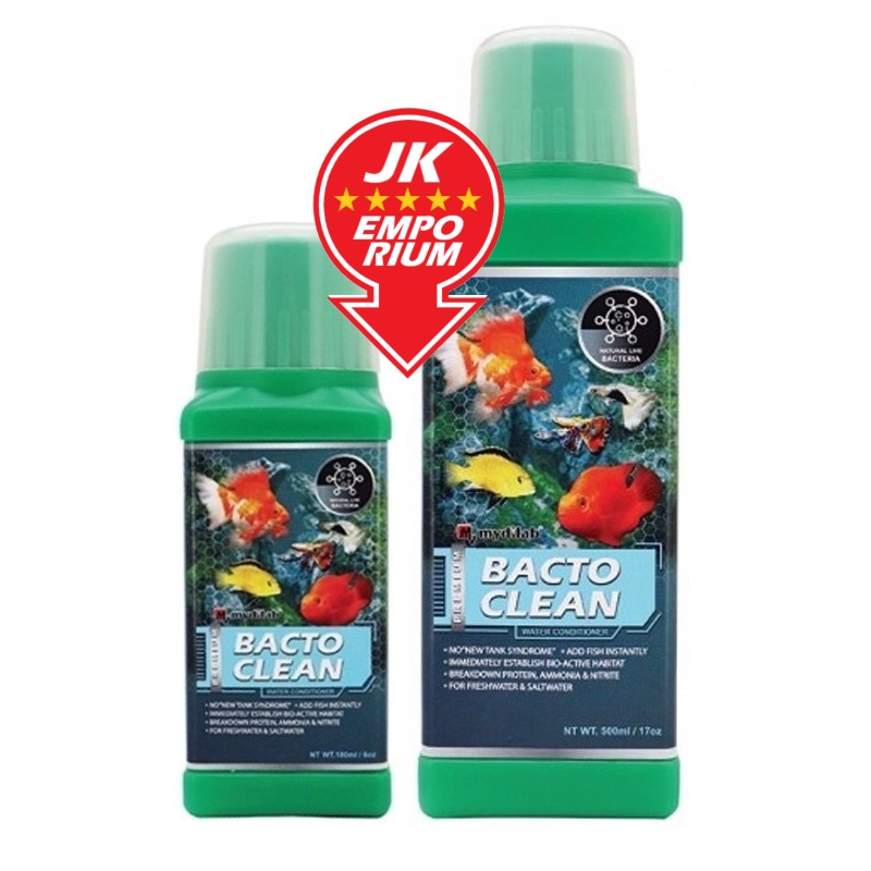 Mydilab BactoClean Aquarium Nitrifying PSB Beneficial Bacteria Starter ...