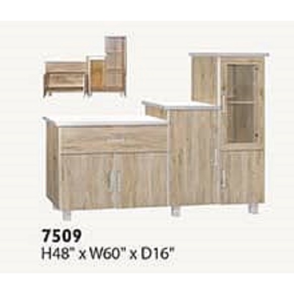 Kitchen Cabinet Almari Dapur Model 7509 | Shopee Malaysia