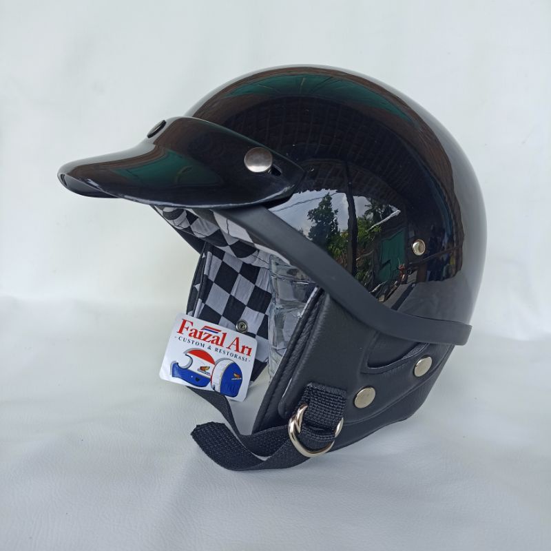 Vintage Checkerboard Chip Chip Helmet | Shopee Malaysia