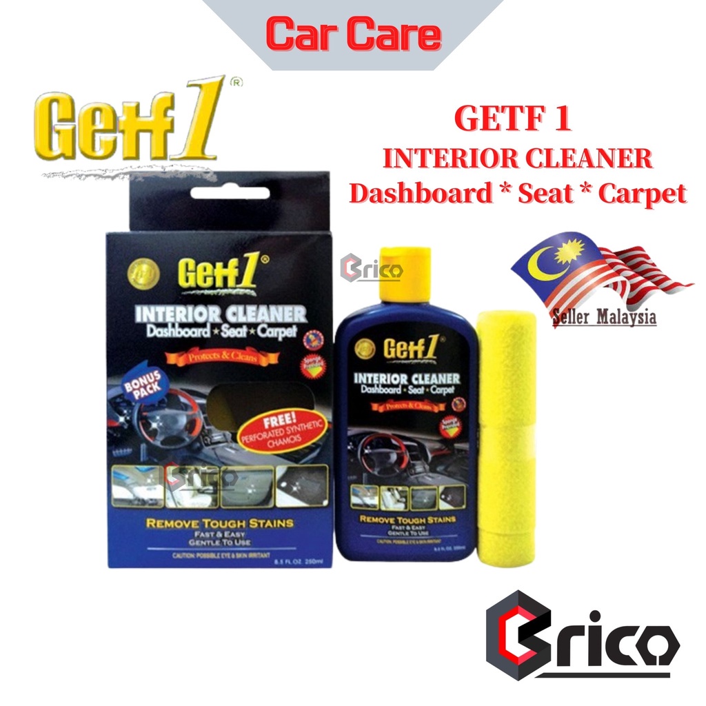 Getf1 Car Care Interior Cleaner (Bonus Pack) -250ml | Shopee Malaysia