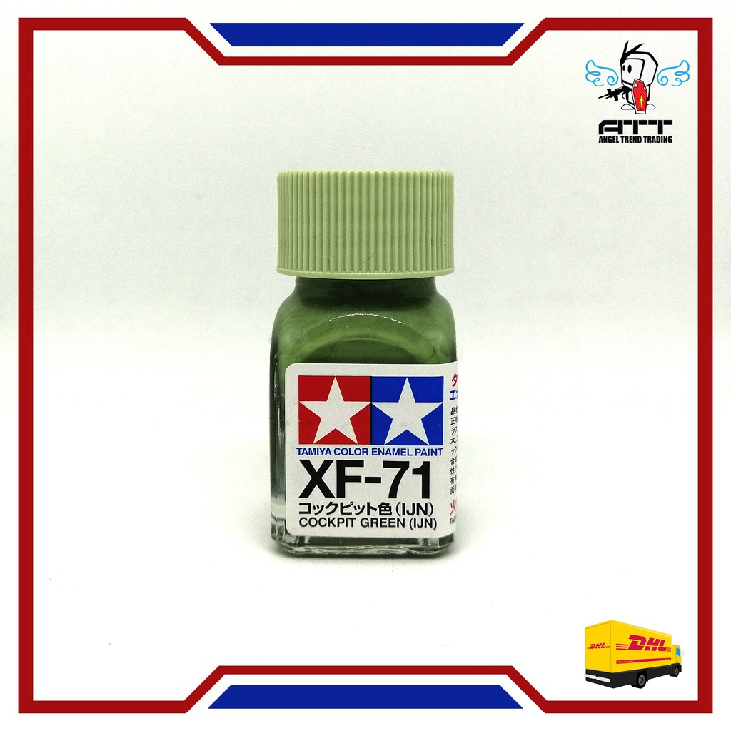TAMIYA XF-71 COCKPIT GREEN (IJN) ENAMEL 10ML (Gunpla Gundam Paint ...