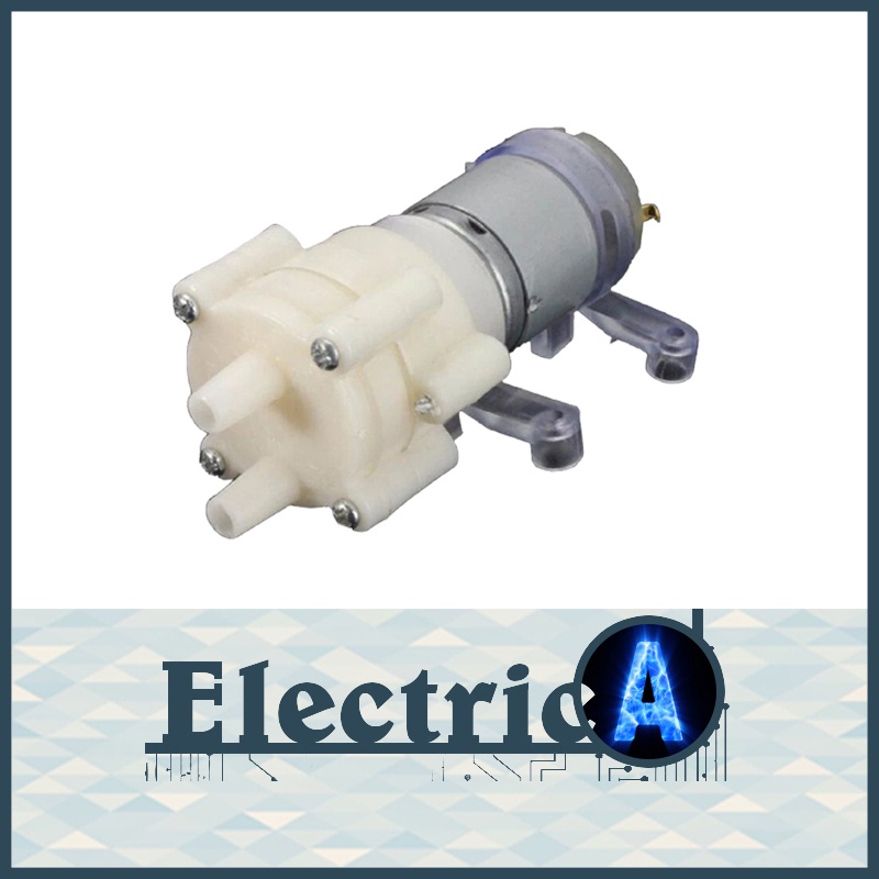 R385 DC 12V Pneumatic Diaphragm Water Pump Motor 6W Watering System ...