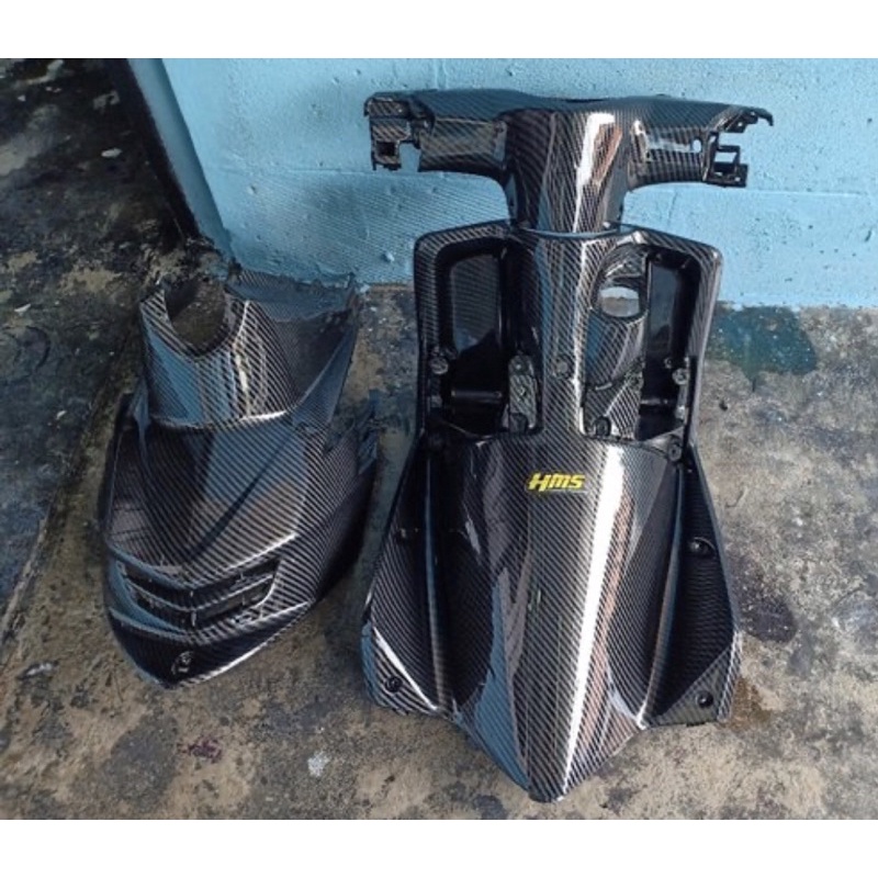 PACKAGE Yamaha Mio soul lexil Contact, rear shell and Full carbon Tank ...