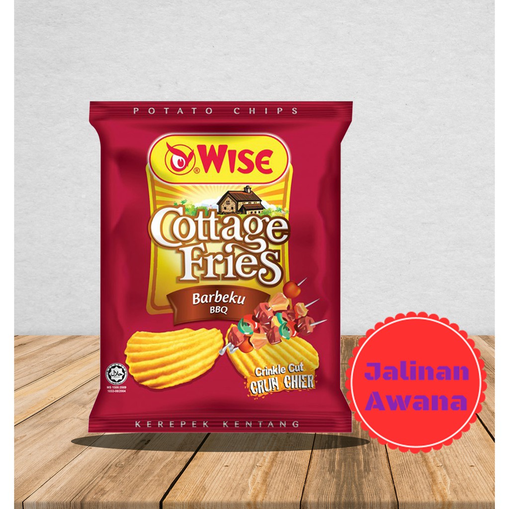 Wise Cottage BBQ Fries Potato Chips 10X65g | Shopee Malaysia