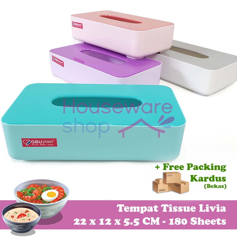 Rectangular Tissue Box/Aesthetic Tissue Box/Livia Small Tissue Box ...