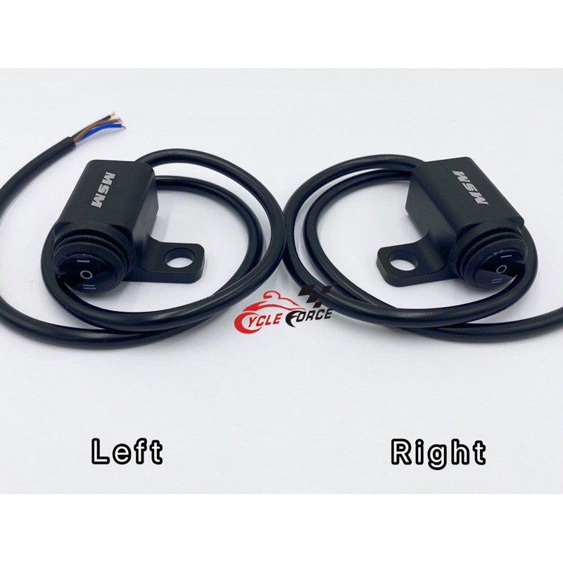 motorcycle alloy tri 3 way 3way switch for dual mini driving led lights ...