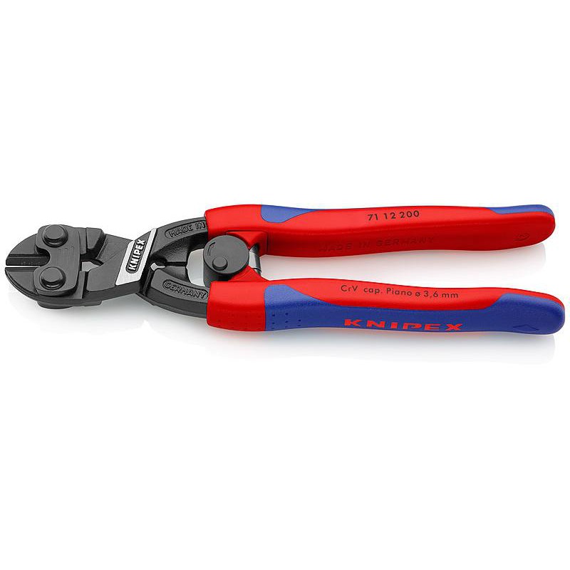 Knipex Multi-Purpose Wire Cutter Two-Color Spring Handle Model 7112200 ...