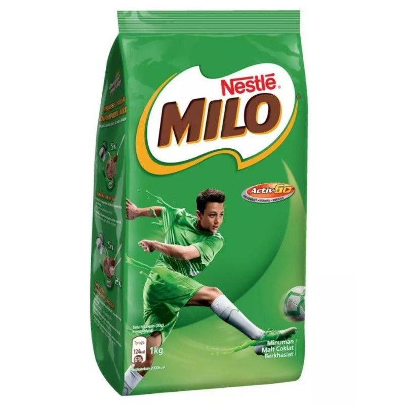 NESTLE | Milo Activ-Go | Chocolate Malt Powder Softpack | 美禄 1kg | 1.8kg | Shopee Malaysia