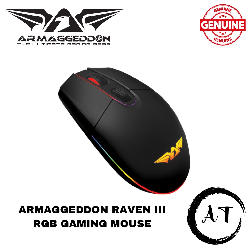 ARMAGGEDDON RAVEN III RGB GAMING MOUSE | Shopee Malaysia