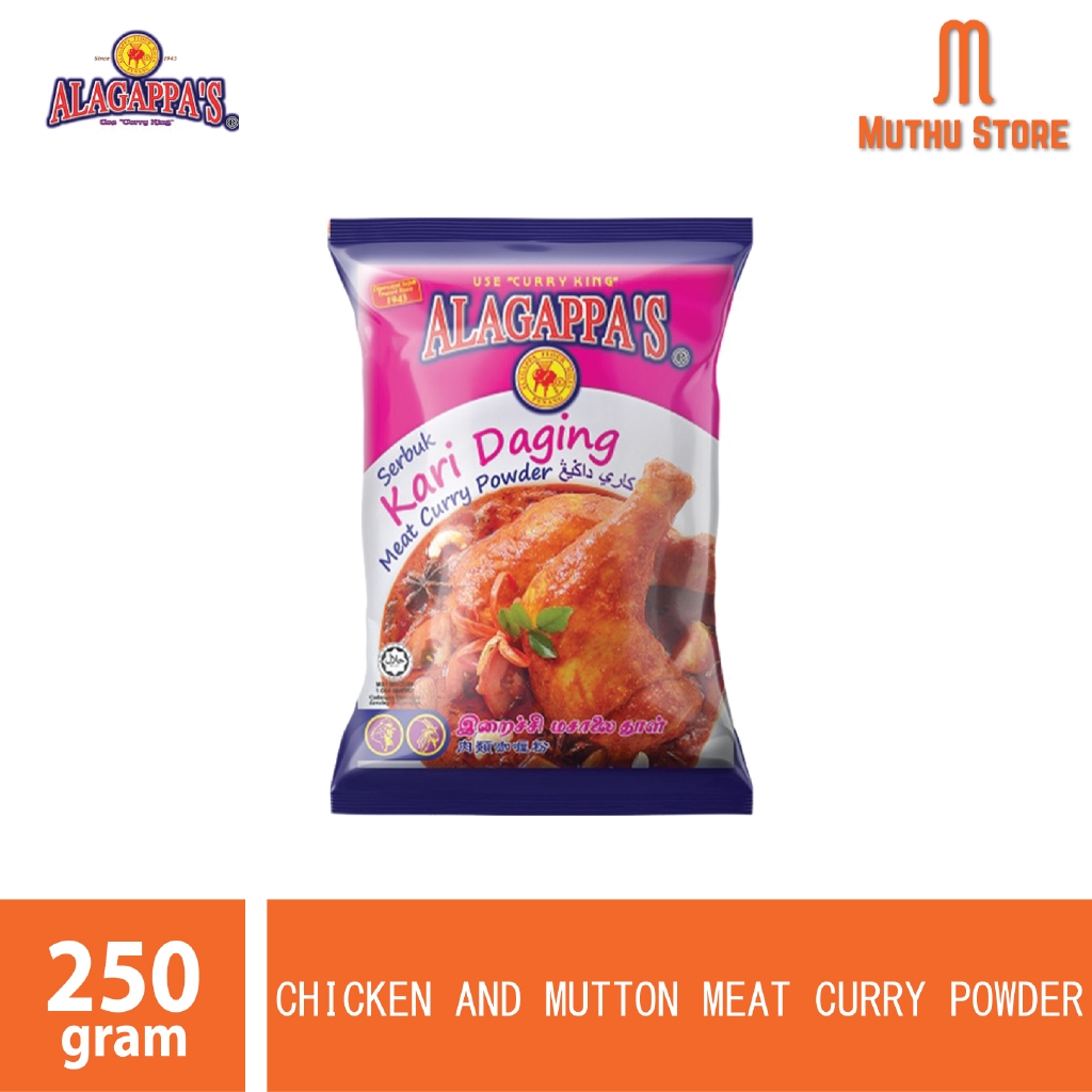 ALAGAPPAS CHICKEN AND MUTTON MEAT CURRY POWDER 250g | Shopee Malaysia