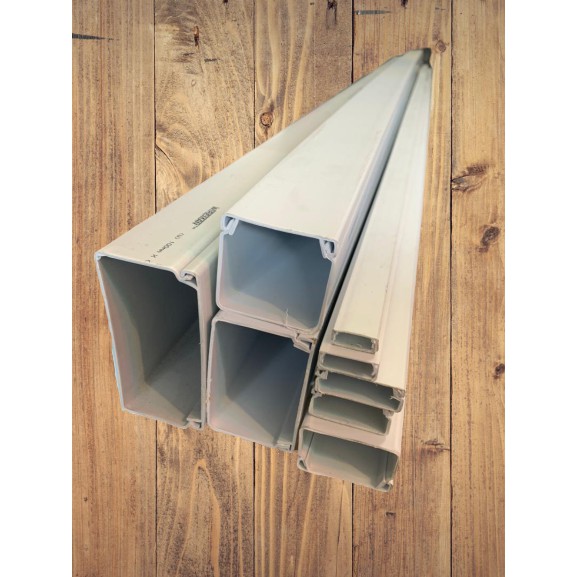WIREMAN / FEEMA PVC MODULAR TRUNKING / PVC CASING (6FT) | Shopee Malaysia