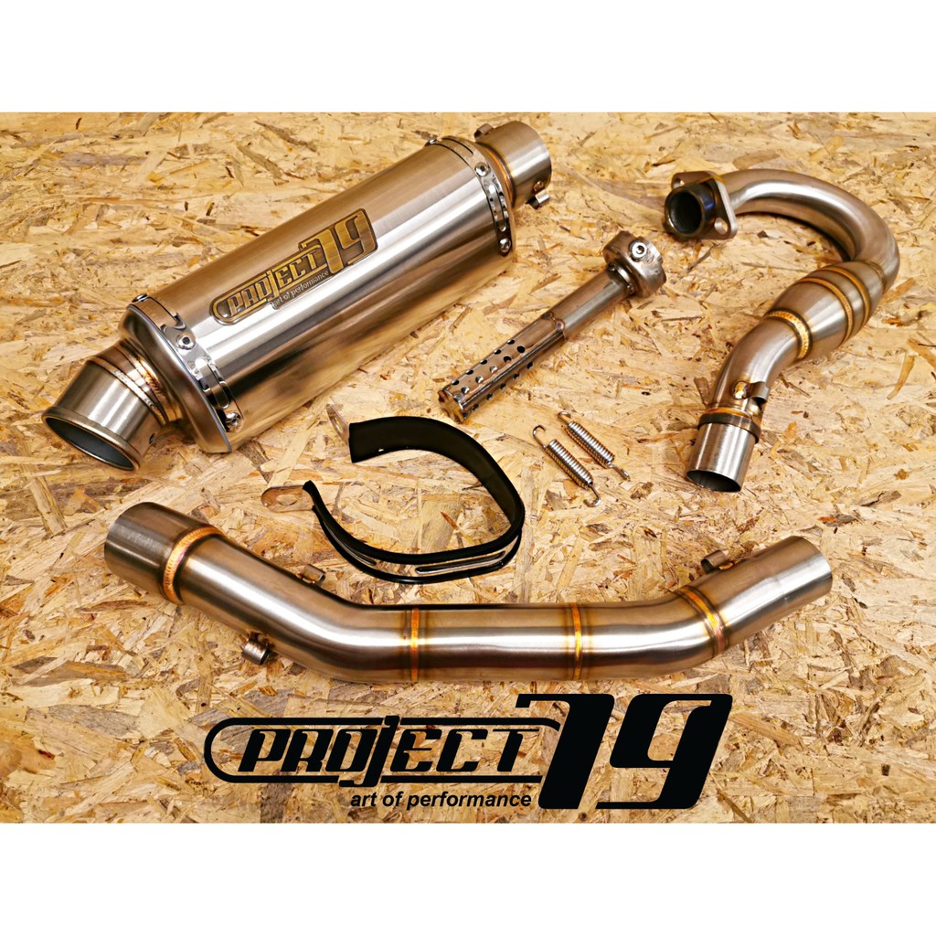 Kawasaki KLX150 / Dtracker Exhaust Project79 Full System Power Boom ...