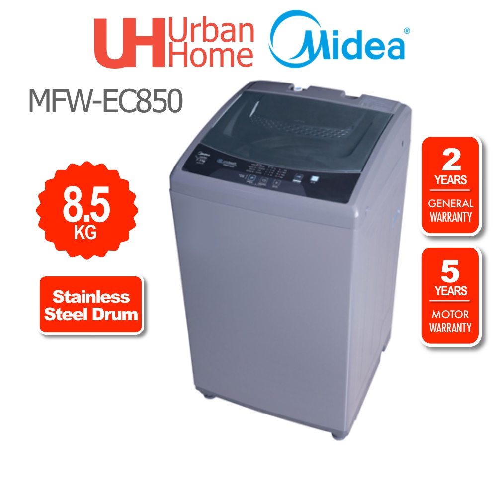 Midea/Hisense Top Load Washing Machine Auto Mesin Basuh ( 7.5 - 8.5KG ...