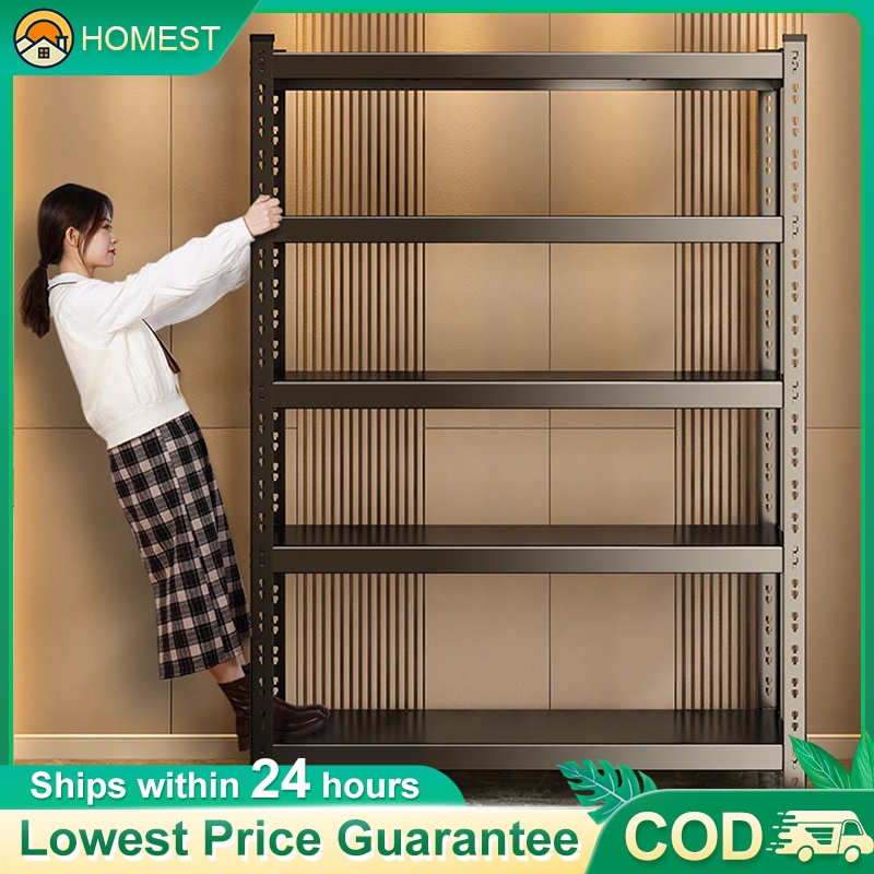 3/4/5 Tier Metal Adjustable Boltless Rack Heavy Duty Rack Warehouse Rak ...