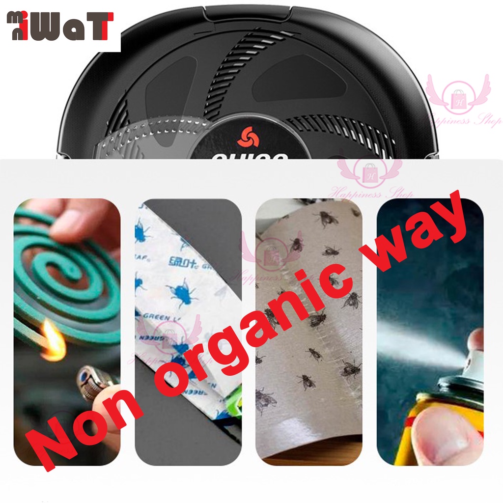 miniWatt Rechargeable Electric Fly Catcher Fly Trap Device Automatic ...