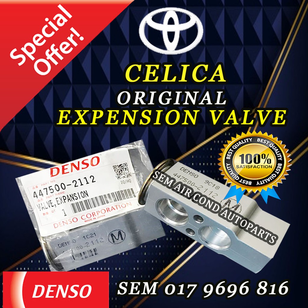TOYOTA CELICA ORIGINAL DENSO EXPENSION VALVE/ EXPANSION VALVE (CAR AIRCOND SYSTEM) | Shopee Malaysia