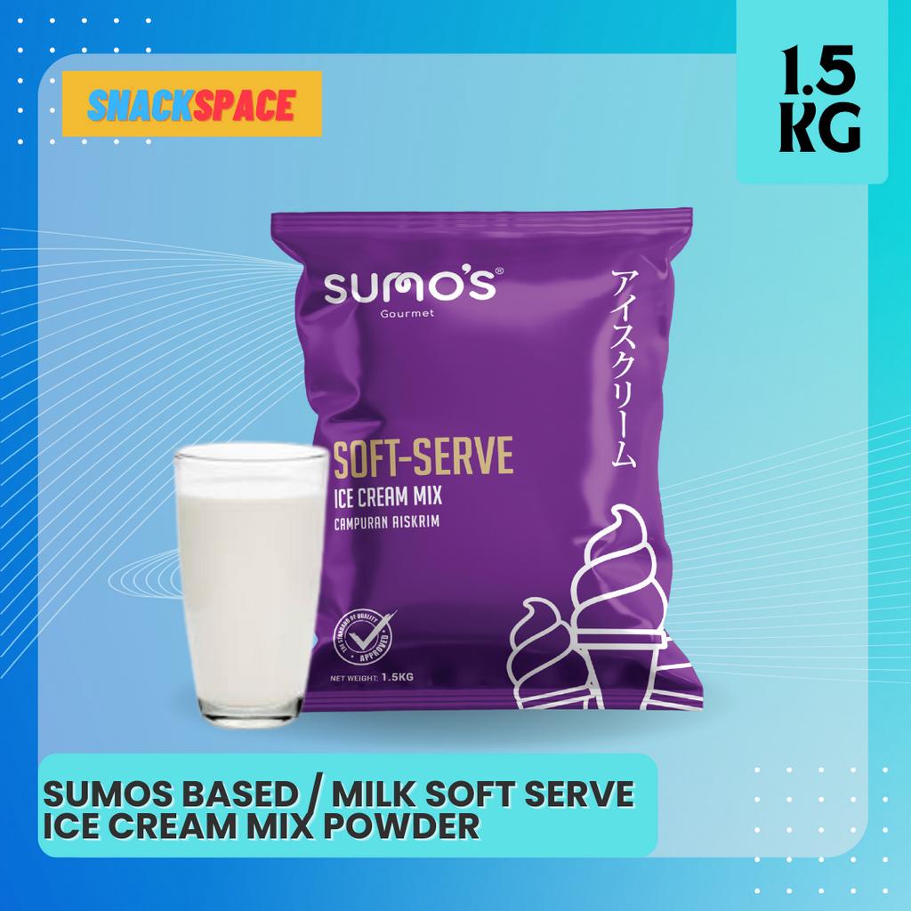 Sumo's MILK BASE Soft Serve Ice Cream Mix Powder/ Serbuk Campuran Asas ...