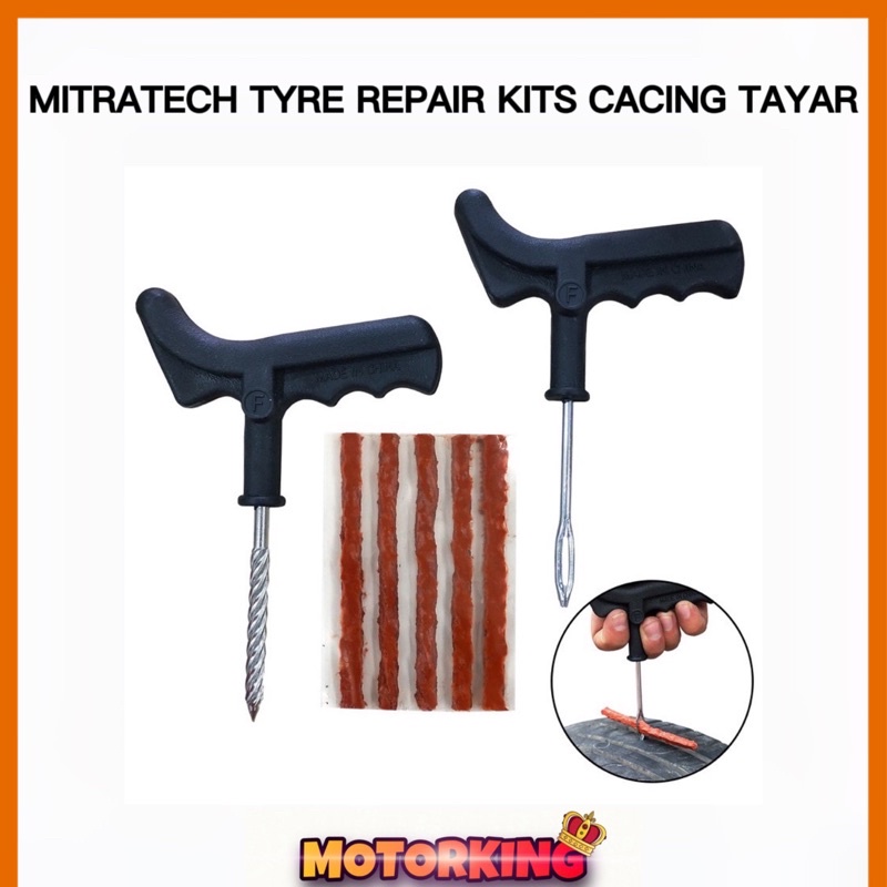 MITRATECH TYRE REPAIR KITS CACING TYRE TAYAR | Shopee Malaysia