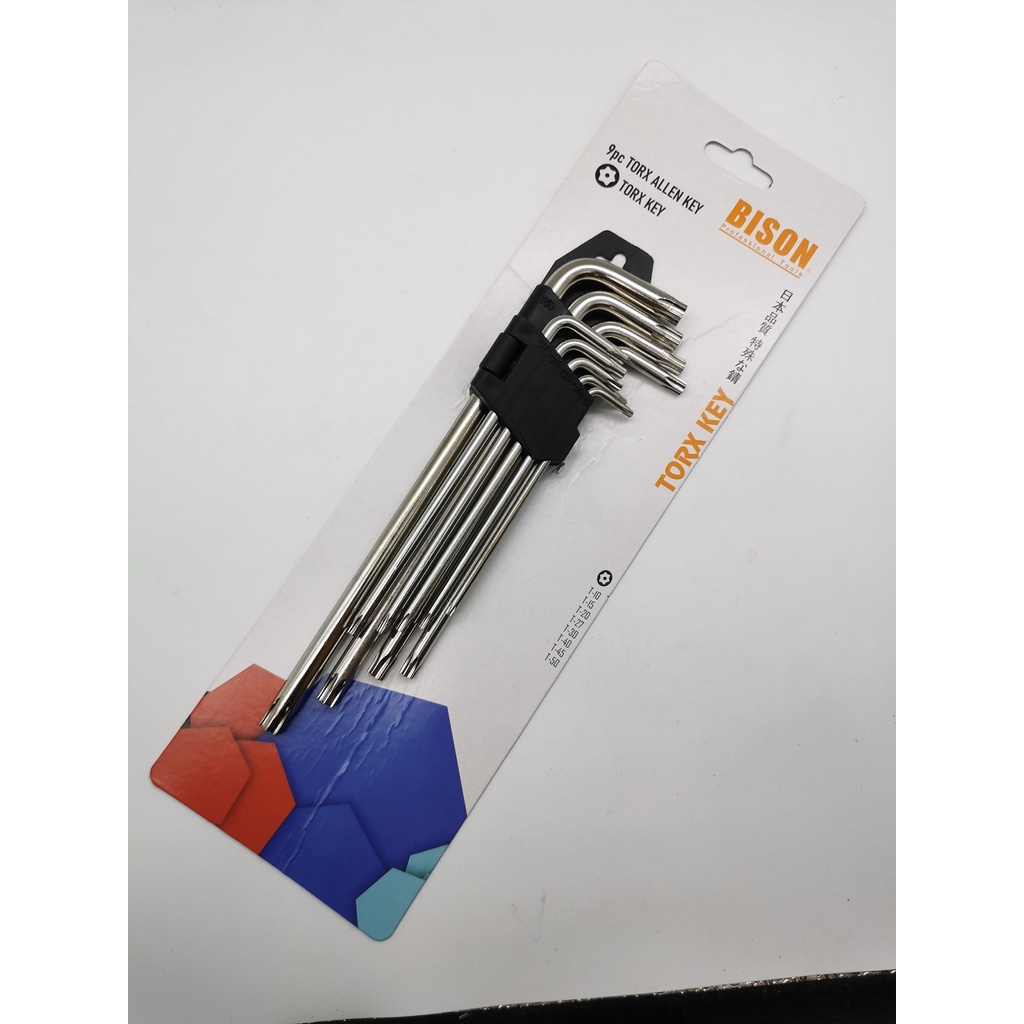 [READY STOCK]BISON 9PCS Trox Allen Key Extra Long | Shopee Malaysia