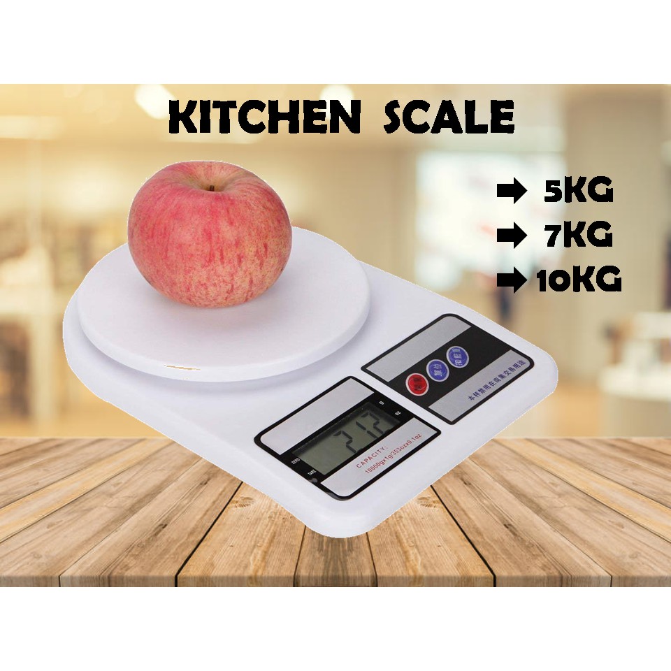 Electronic Kitchen Scale Weight Measure Spices Vegetable Liquids Free ...