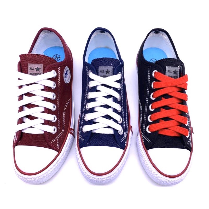 (UNISEX) ALL AMERICA 011-BS02 CANVAS SHOES | Shopee Malaysia