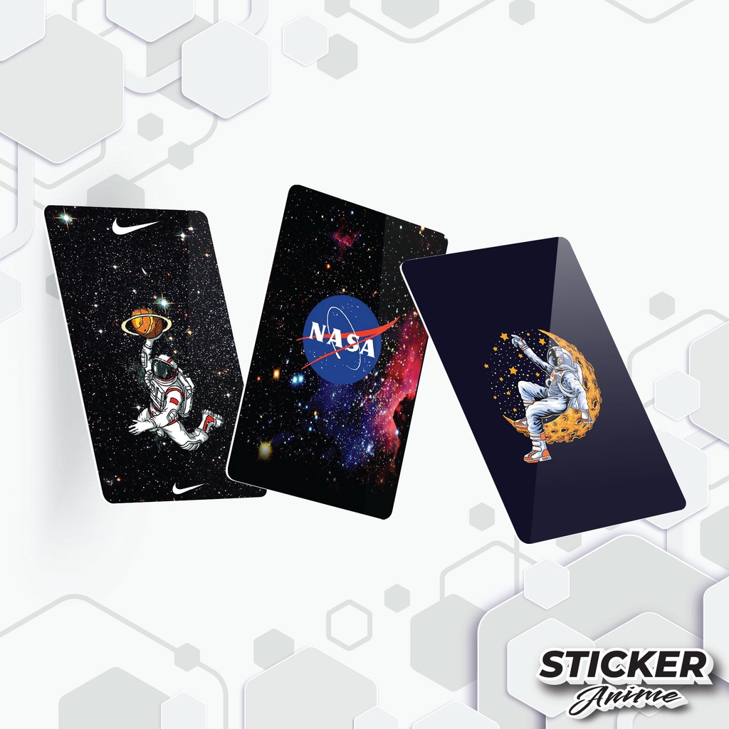 Sticker Anime NASA Stiker Card Cover Touch n Go Access MRT LRT ATM Bank ...