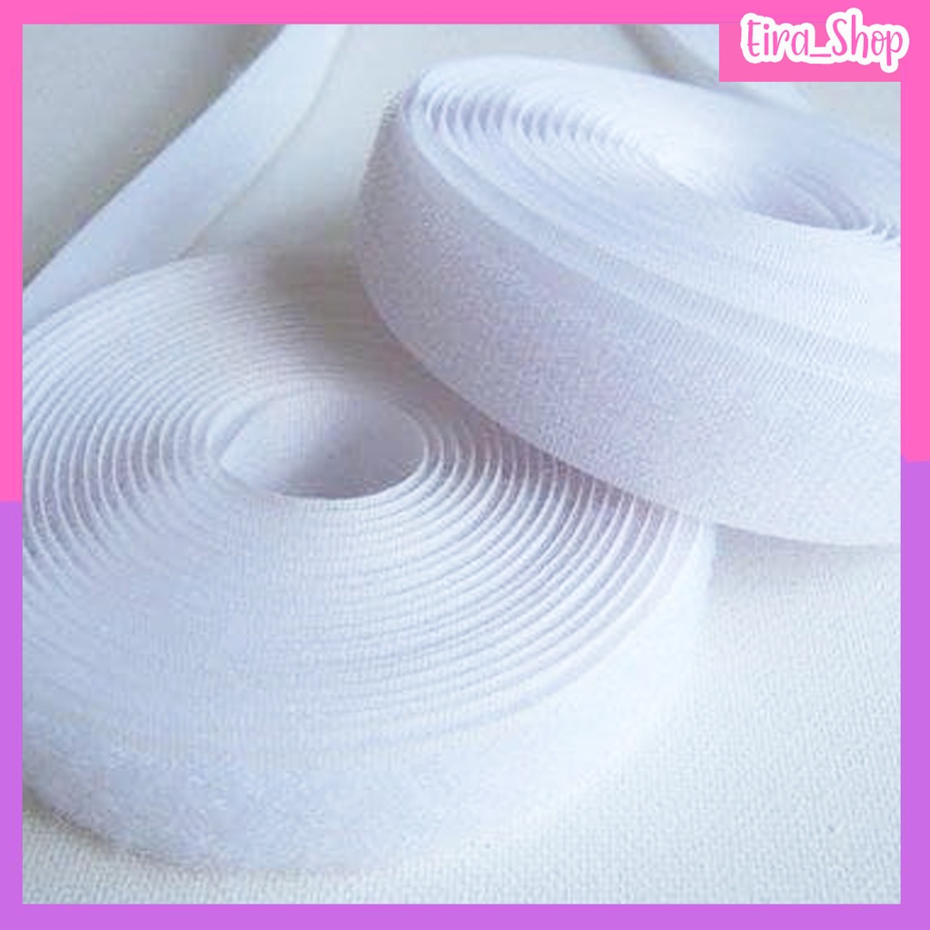 VELCRO TAPE WHITE COLOUR 1 METER | Shopee Malaysia