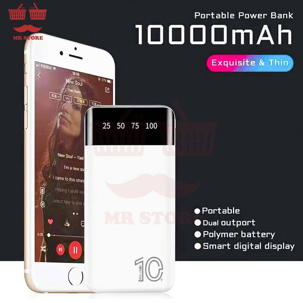 [🔥CHEAPEST🔥] 10000 mAh Portable Original Power Bank Lithium Polymer ...