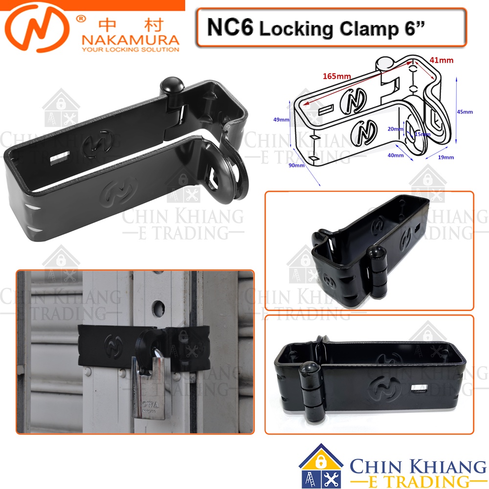 Nakamura NC6 Locking Clamp 6-1/2" 165mm x 41mm | Shopee Malaysia