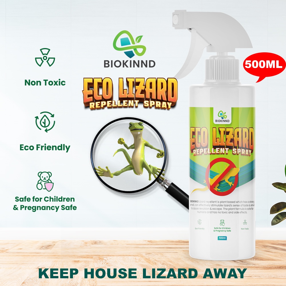 BIOKINND Eco Lizard Repellent Water Based Spray (500ml) Penghalau Cicak ...