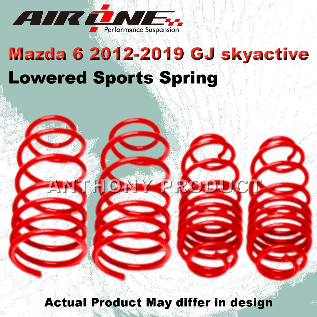 AIRONE Mazda 6 GJ 2013 - 2018 Lowered Sport Coil Spring (Red / Blue ...