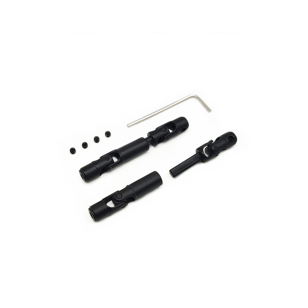 MN99S MN99 MN98 MN90 WPL C14 C24 upgrade parts 2pcs metal drive shaft ...