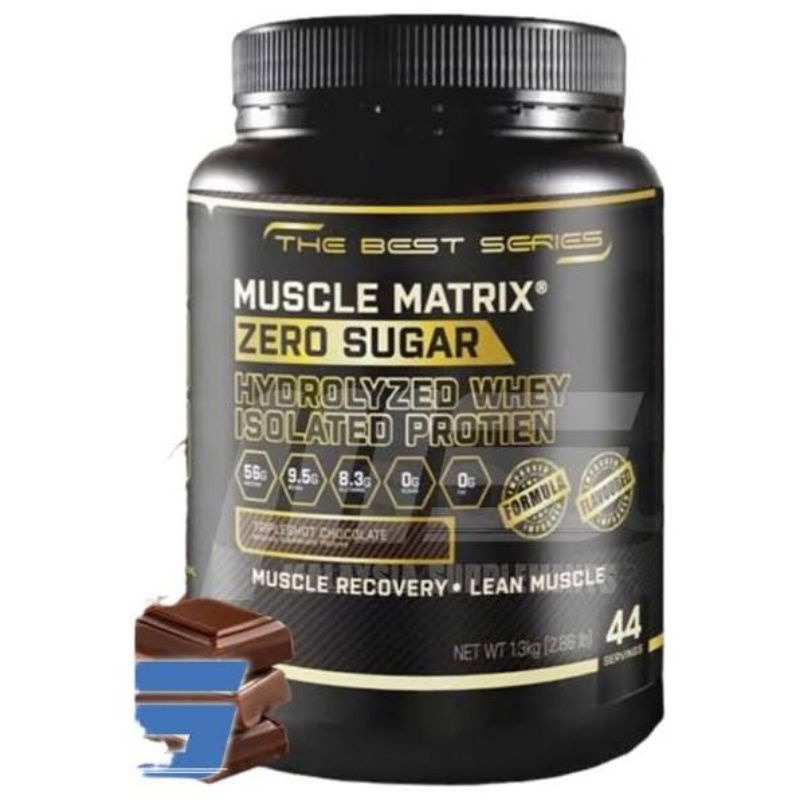Muscle Matrix Zero Sugar Hydrolyzed Whey Isolated Protein | Shopee Malaysia