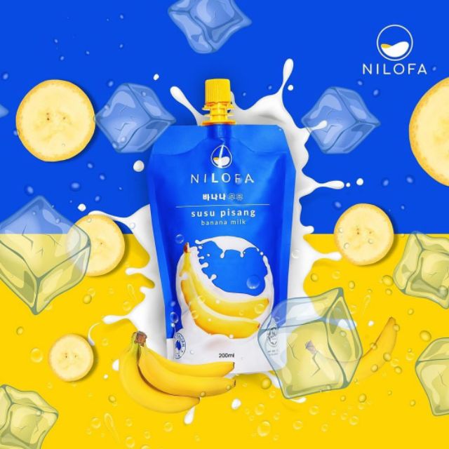 SUSU PISANG NILOFA || SUSU PISANG PLUS KURMA NILOFA || NILOFA BANANA ...