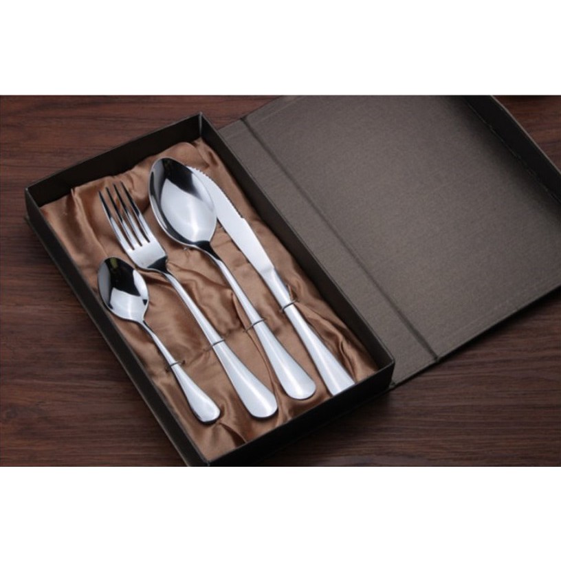Quality Stainless Steel Cutlery Set Gift Set (4 Pieces of Spoon, Tea ...