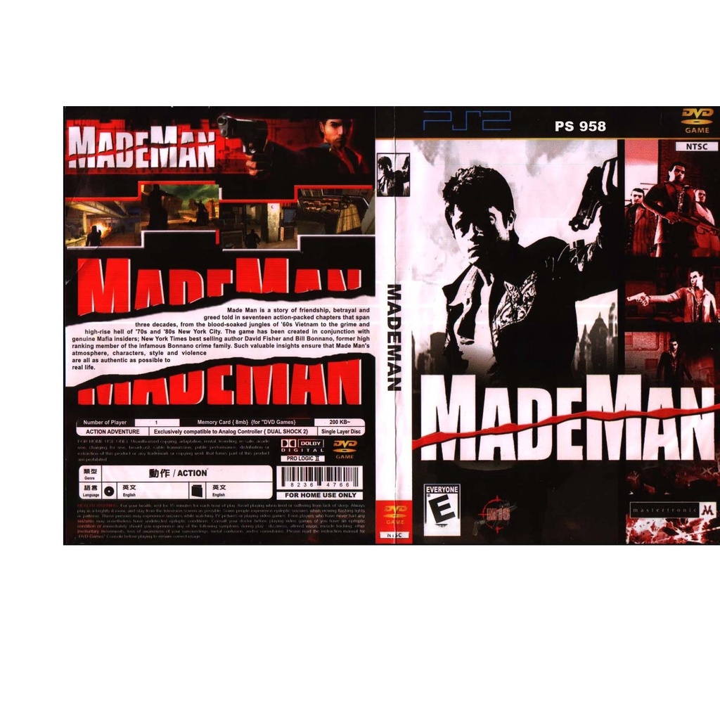 PS2 GAME COLLECTION MADEMAN (CD Version) | Shopee Malaysia