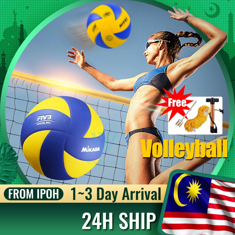 Bola Tampar Mikasaa Volley Ball Mikasaa MVA200 MVA330 PU Leather Volleyball Beach Match Bola ...