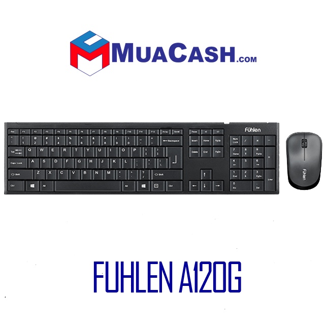 Genuine Fuhlen A120G wireless keyboard and mouse set | Shopee Malaysia