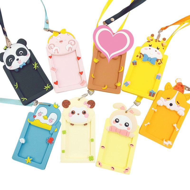 Cartoon Access card holder cover protector Access/School/Bus/Member ...