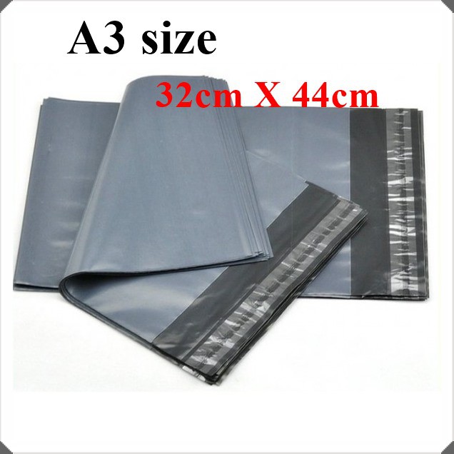 32x44cm A3 SIZE BLACK COURIER BAG/KURIER BEG , 50pcs/100pcs [READY ...