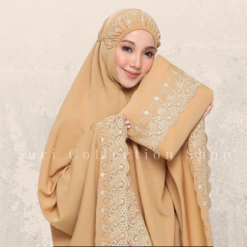 TELEKUNG LACE PASTEL TELEKUNG TRAVEL COTTON RINGAN | Shopee Malaysia
