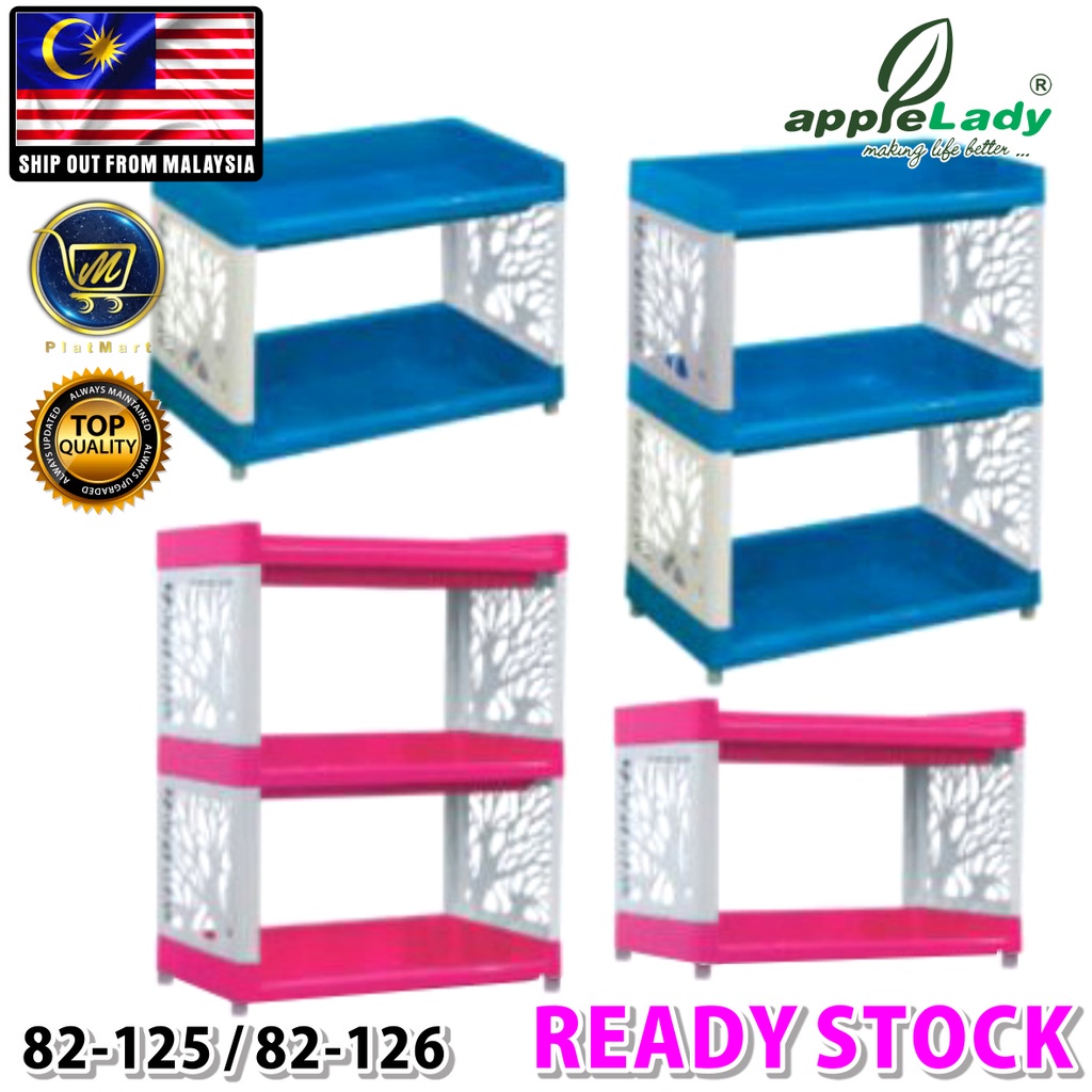 PlatMart - [READY STOCK] 2 Tiers, 3 Tiers Applelady Plastic Durable ...