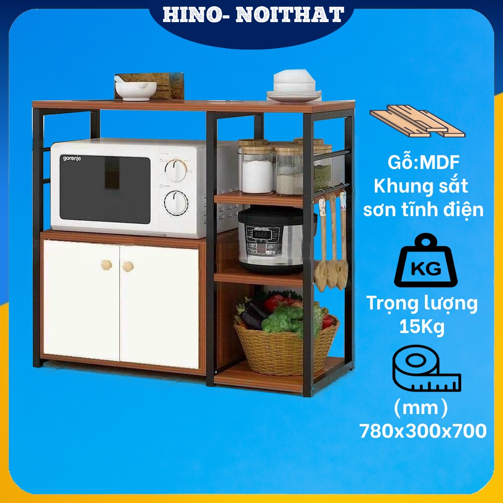 Kitchen shelf, microwave, multi-purpose storage shelf 3 floors 2 ...
