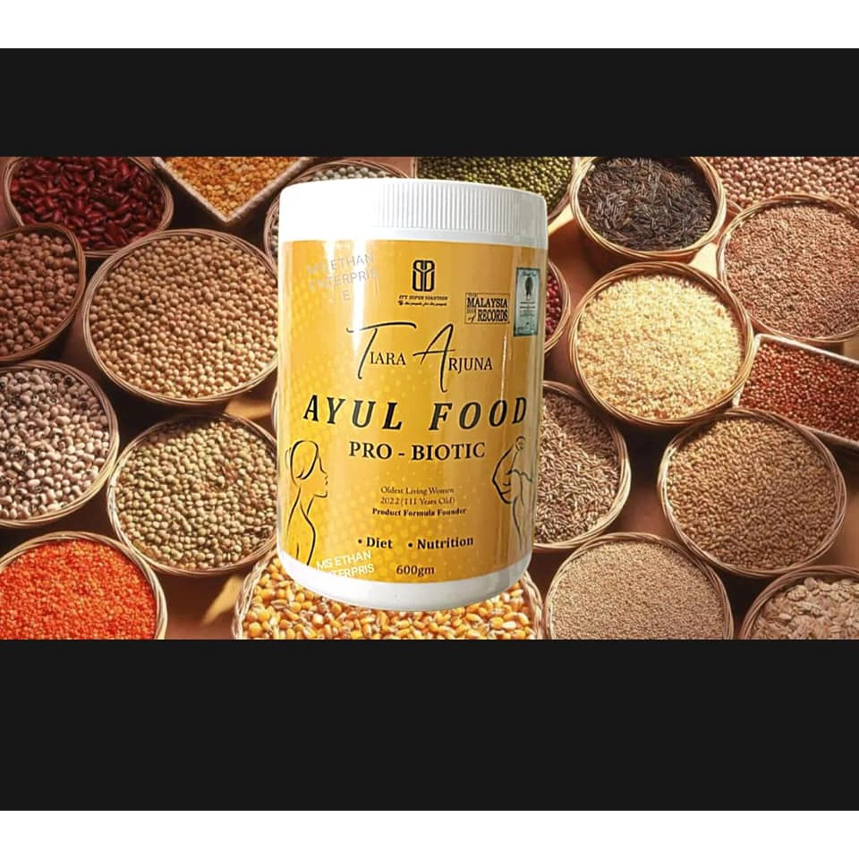 TIARA ARJUNA AYUL FOOD PRO BIOTIC - (500Gm) 2 IN 1 INNER HEALTH ...