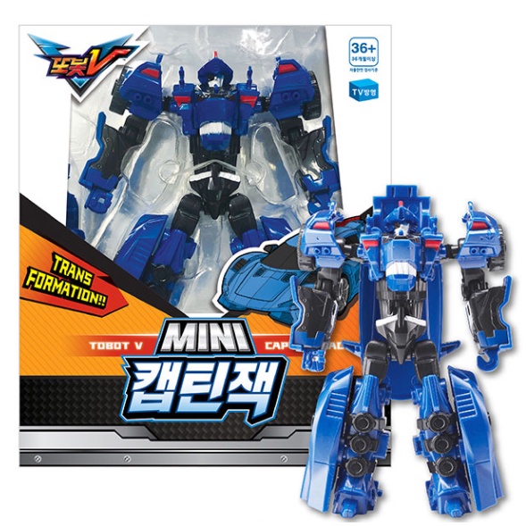 [YoungToys] Tobot V Mini Captain Jack Transforming Sport Car Robot Toy ...