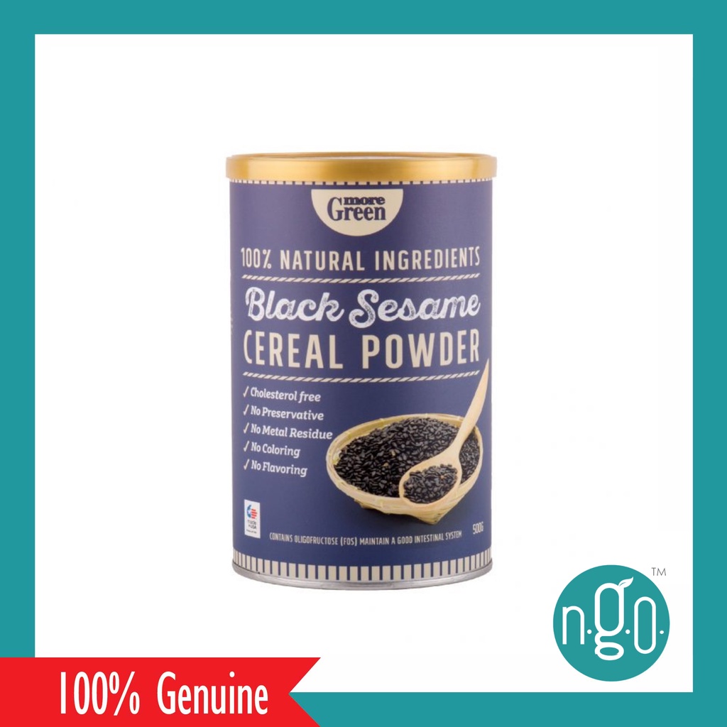 Jointwell More Green Black Sesame Cereals Powder (500g/tin) | Shopee ...
