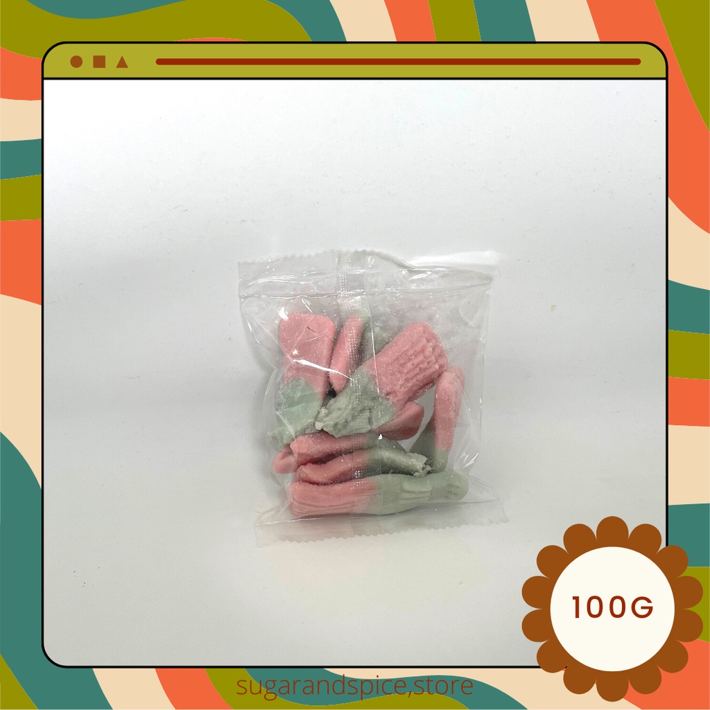 Pink & Blue Giant Bubblegum Bottle Gummy 100g Gummies Candy Chewy ...