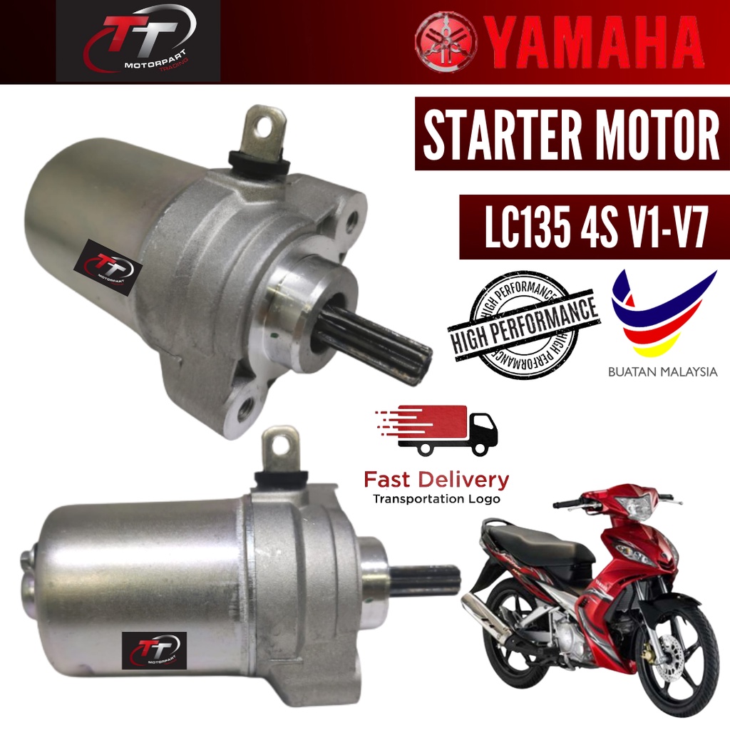 LC135 4S LC 135 4SPEED V1 V2 V3 V4 V5 V6 V7 STARTER MOTOR ASSY STATER MOTO ELECTRIC START MOTOR ...